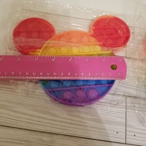 Toys | Mickey Mouse Push Pop Fidget Bubble Popper Popit Stress Sensory ...